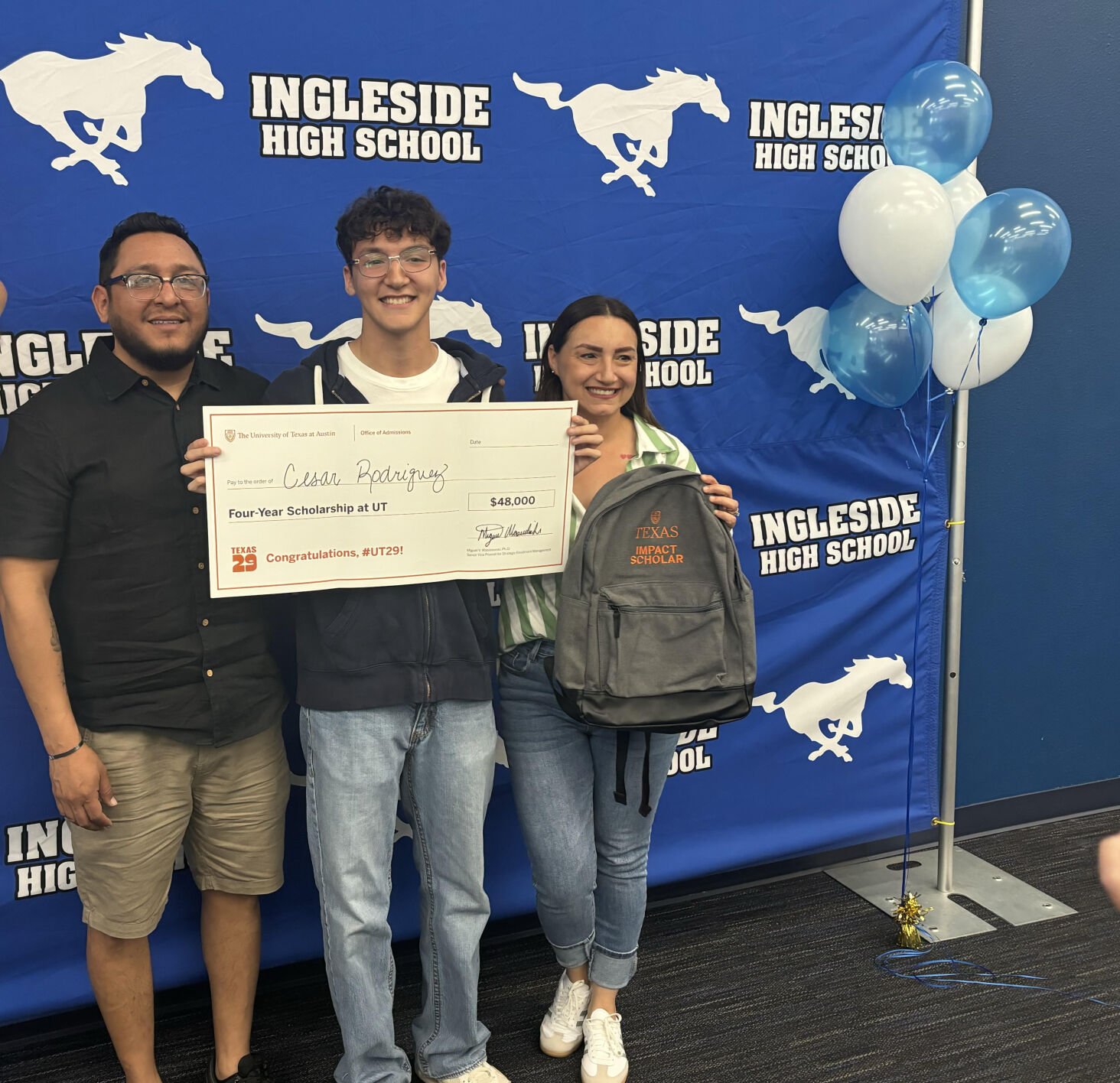 Ingleside High School senior receives $48,000 scholarship | San ...