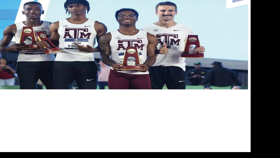 Goliad's Zamzow part of A&M's national championship relay team | Goliad ...