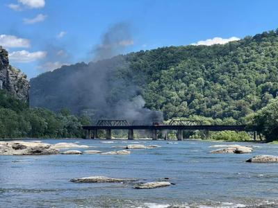 Fire burns Harpers Ferry railroad bridge | News | spiritofjefferson.com