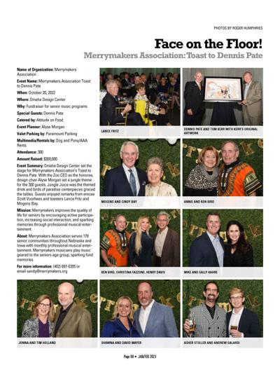 metroSCENE: Merrymakers Association: Toast to Dennis Pate JAN/FEB 2023 ...