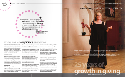 Andee Hoig: An Inspirational Journey | The Magazine | spiritofomaha.com