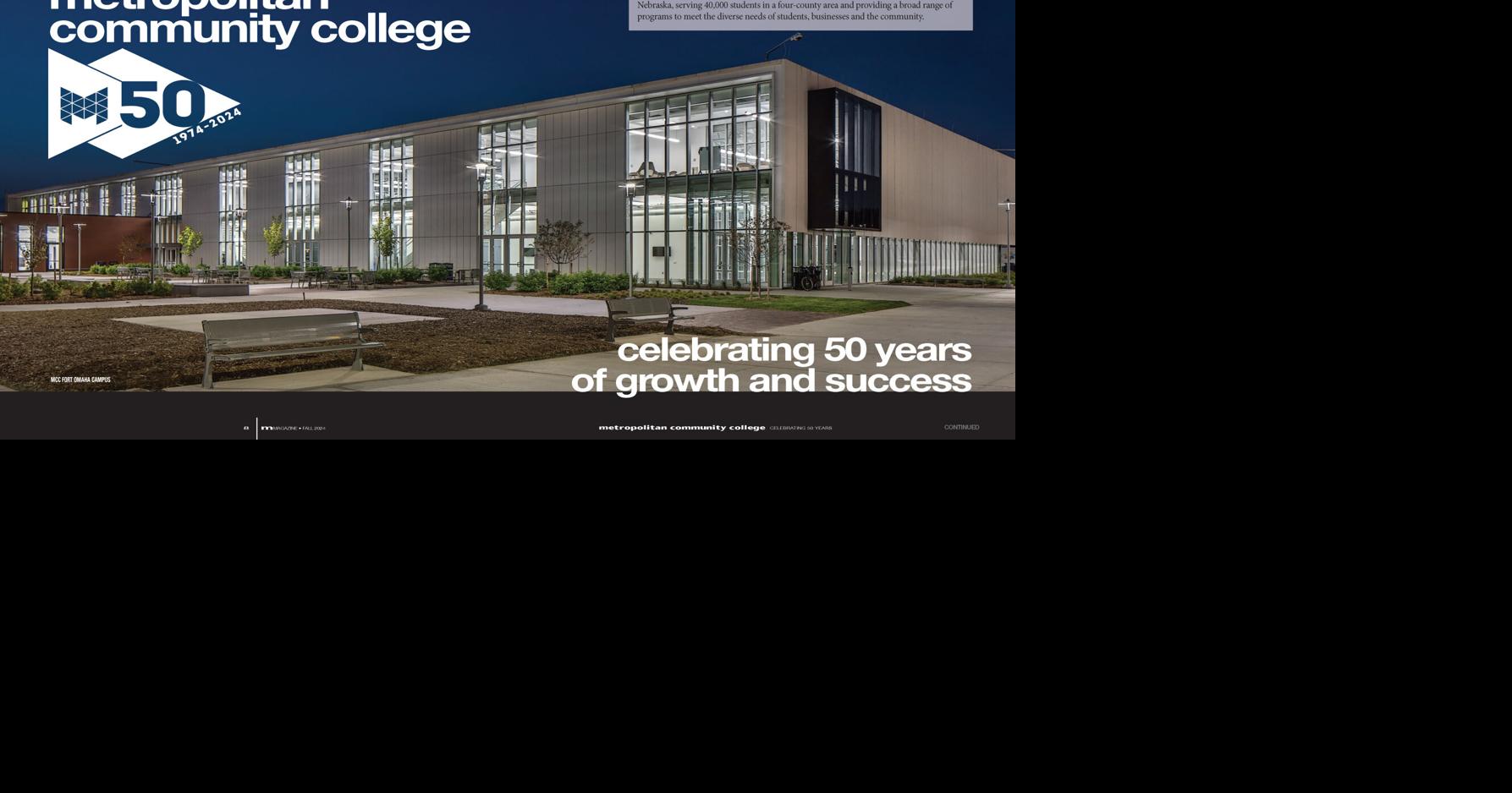Metropolitan Community College FALL 2024 Issue | Cover-stories ...