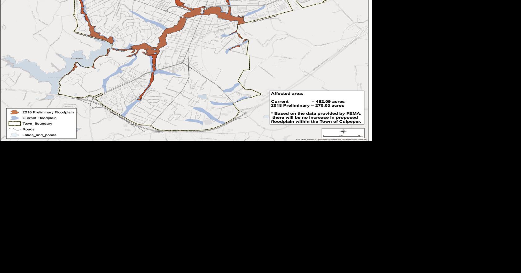 FEMA floodplain map for town shrinks by 200 acres