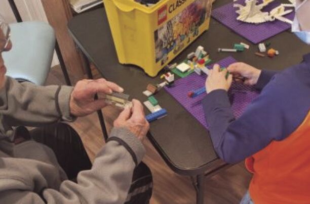 A sweet partnership: Culpeper school kids play Legos with senior citizens