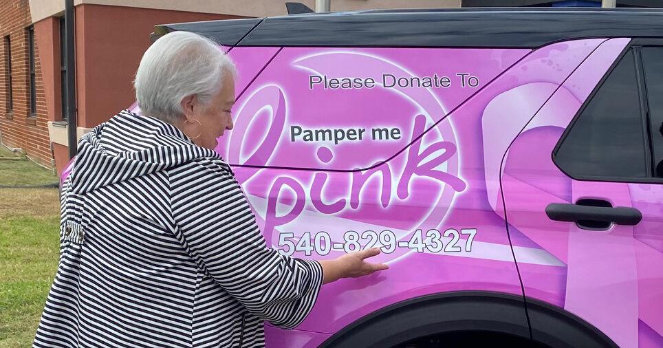Pink police car, decorated bras enliven Culpeper's Pamper Me Pink ...