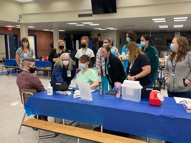 Culpeper Middle School clinics vaccinate hundreds