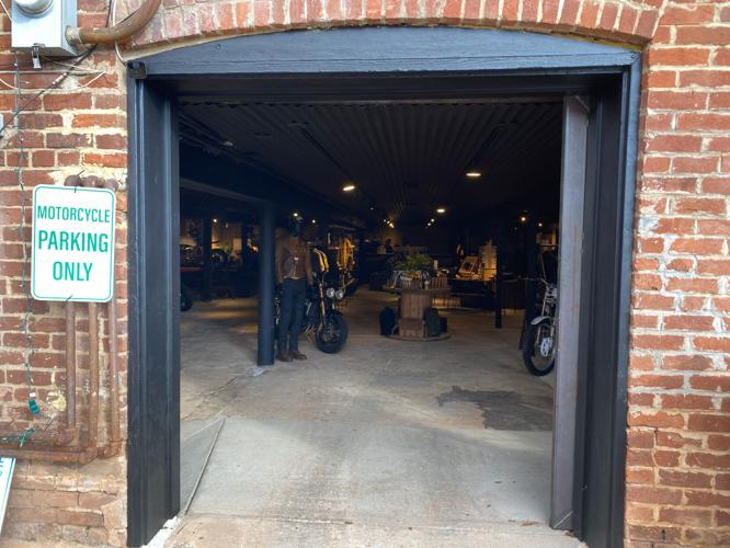 A destination spot: Fulton Moto is motorcycle gear shop, coffee lounge
