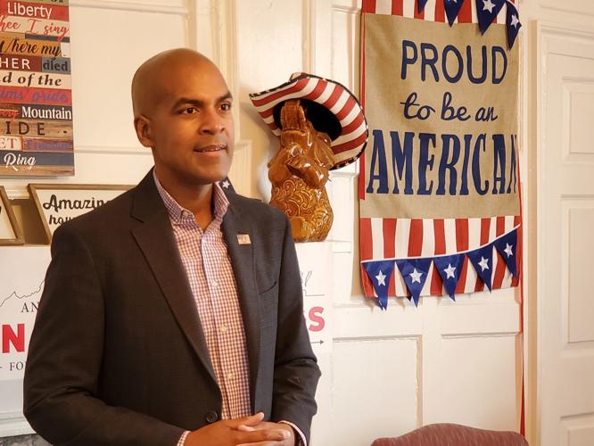 District 7 congressional candidate Andrew Knaggs visits Culpeper