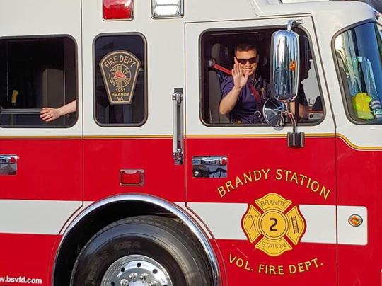 Brandy Station Volunteer Fire Department Parade lineup