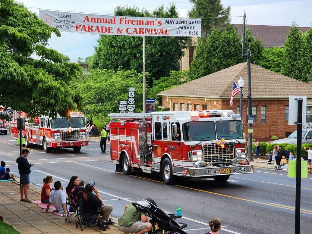 GALLERY: Culpeper Volunteer Fire Department Parade
