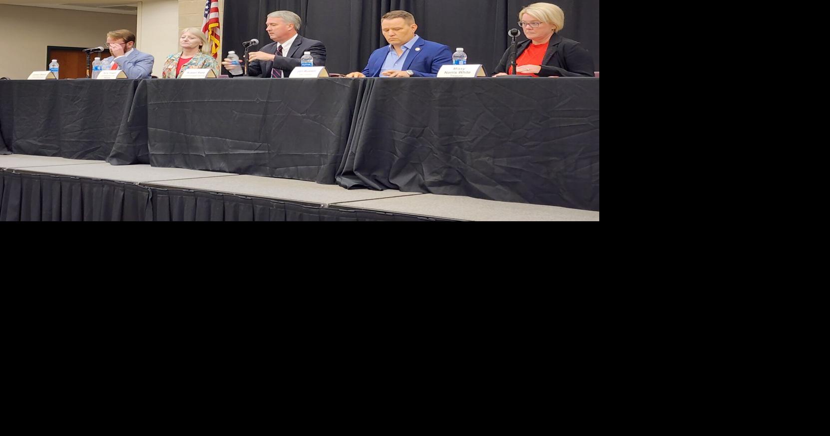 Unopposed candidates speak at forum
