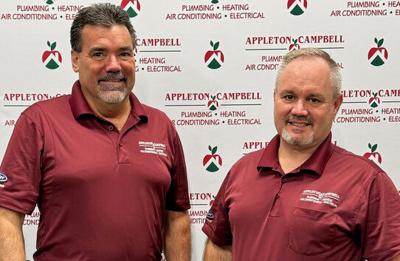 Appleton Campbell announces new plumbing, HVAC managers