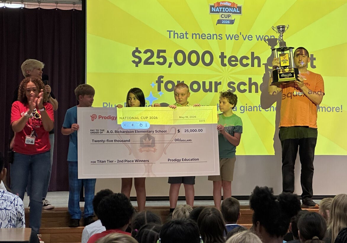 A.G. Richardson Elementary wins $25k for doing math problems
