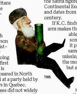 Christmas tree stand is a homemade piece