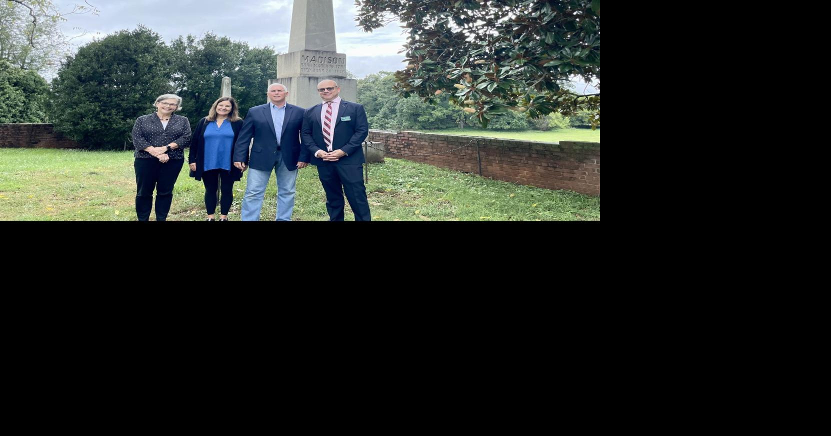 Mike and Karen Pence revere Madison, Constitution on Montpelier visit