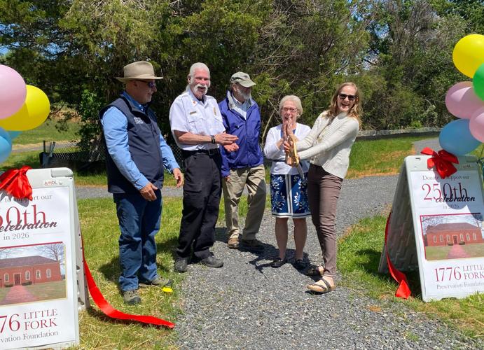 Colonial Little Fork Church unveils trail for America250