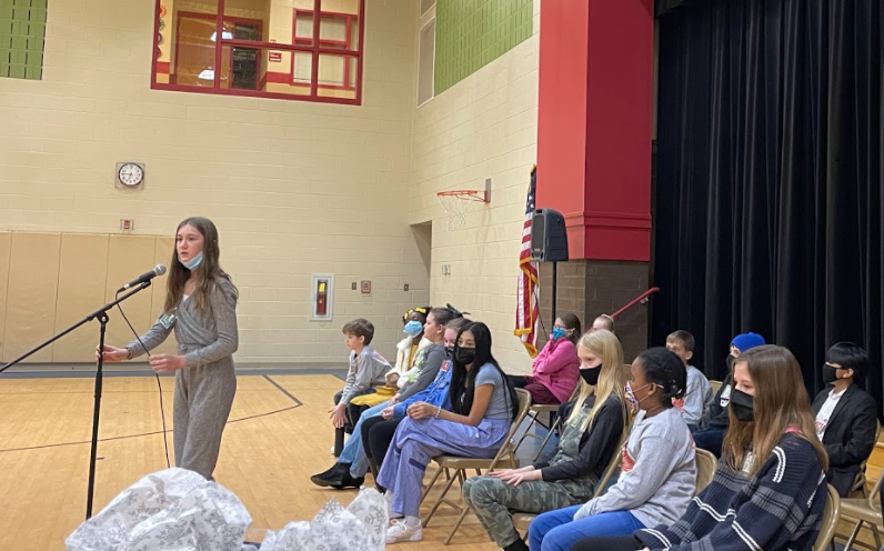 Pearl Sample student is top speller in Culpeper County