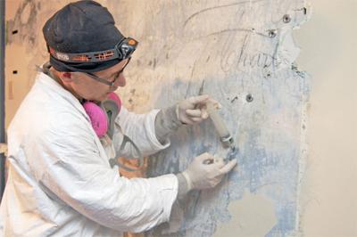 Civil War graffiti exposed