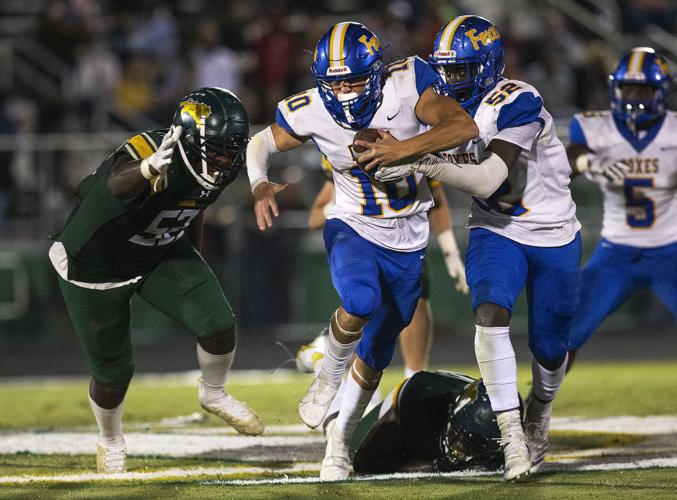 High school football: King George's wideouts stand tall as Foxes rout ...