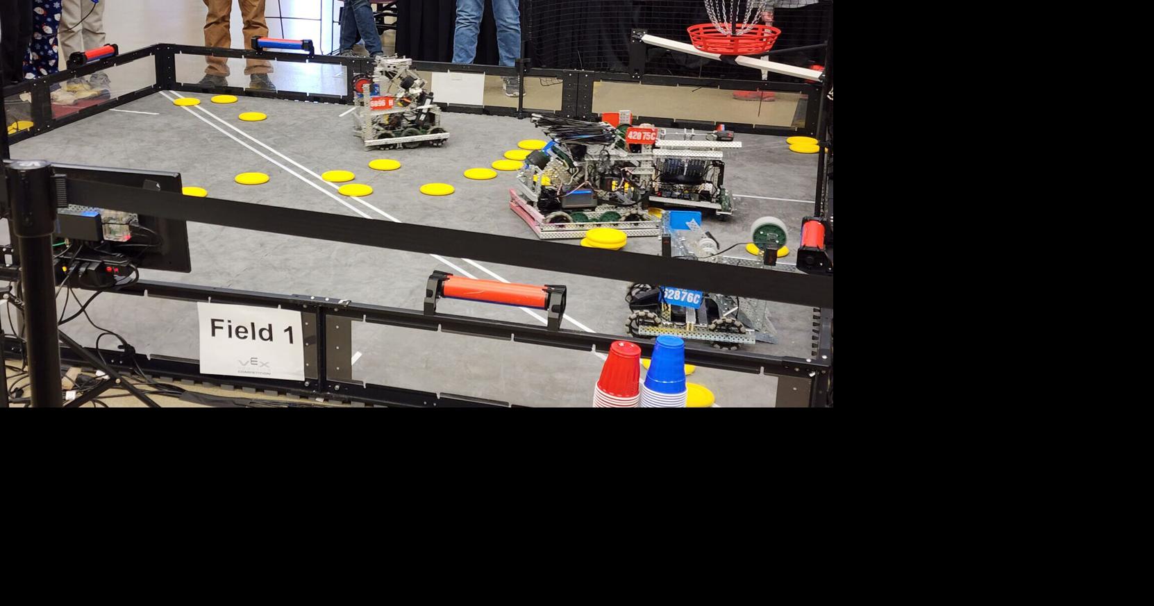 Robotics competition held at Germanna Daniel Technology Center in Culpeper
