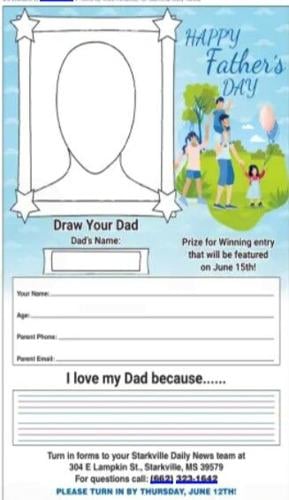 Father's Day Draw Your Dad | News | starkvilledailynews.com