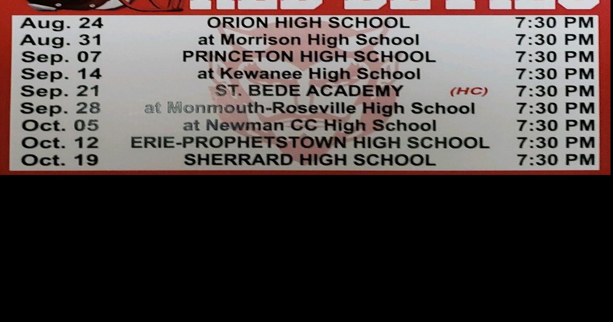 Hall Red Devil Football Magnet Schedule | 99.3 WAJK.com | starvedrock.media