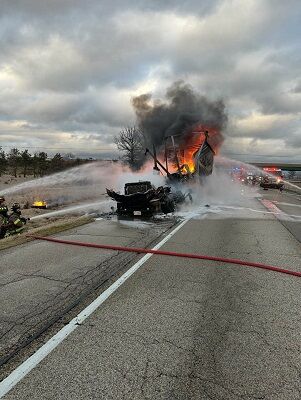Semi-Related Fires Put Out On Interstate 80 And Interstate 39 | 103.9 ...