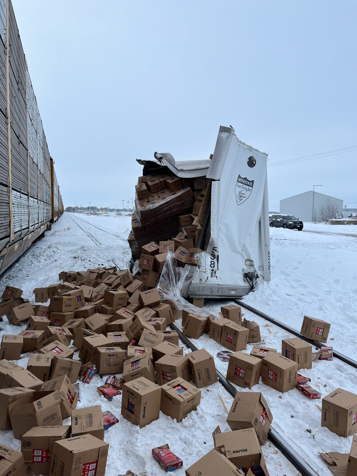 Semi Hauling Hamburger Helper Hit By Train In Lee County | 103.9 WLPO | starvedrock.media