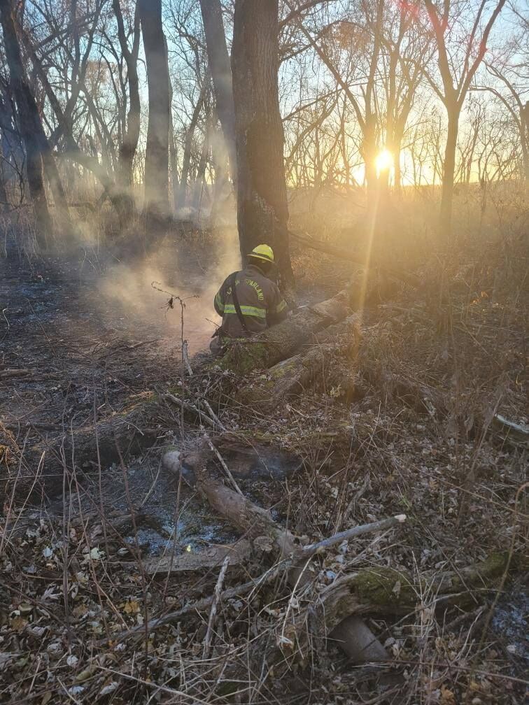 Timber Fire Breaks Out In Fish And Wildlife Area Near Lacon | 103.9 ...