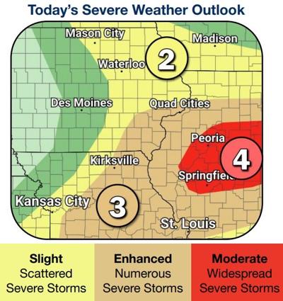 Severe Weather Risk Enhanced To Moderate Across The Valley | 103.9 WLPO ...