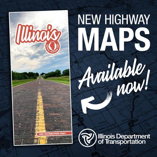No "Recalculating": IDOT Issues Updated Paper Map of Illinois Roads ...
