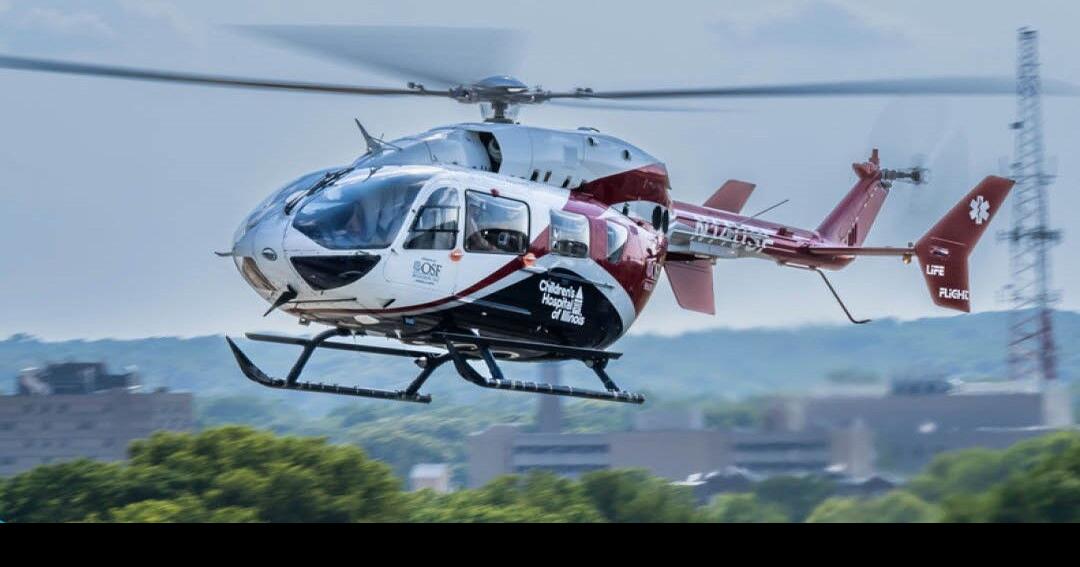 Not Open Just Yet: OSF LifeFlight Helicopters Practice at Peru Hospital ...