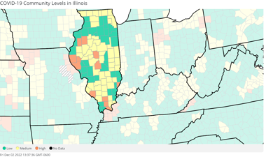 La Salle County COVID deaths at 500; 63 counties at elevated level ...
