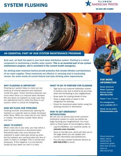 American Water Doing Annual Maintenance in Streator | 103.9 WLPO ...