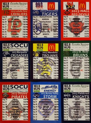 High School Football Schedule Magnets Are Here | 103.9 WLPO ...
