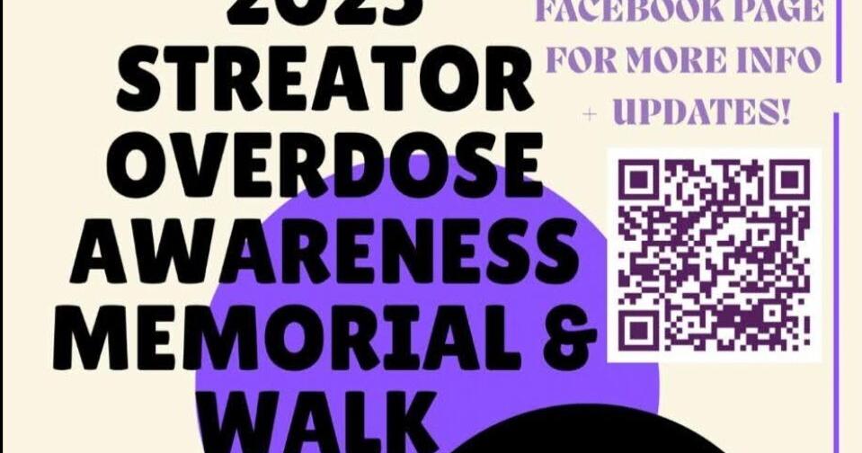 Streator Overdose Awareness Memorial Walk Is Saturday | 103.9 WLPO ...