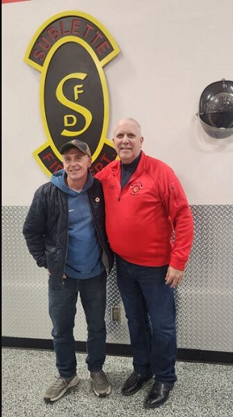 Chicago Fire Star Stops By Sublette Fire Department | 103.9 WLPO ...