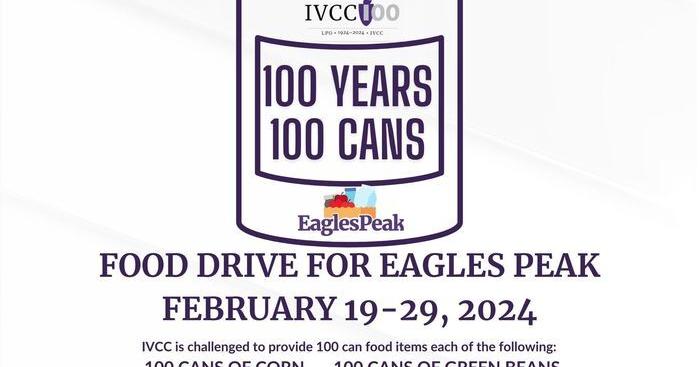 IVCC Aiming for 100 Cans for 100 Years | 103.9 WLPO | starvedrock.media