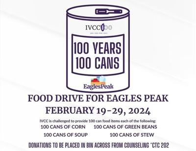 IVCC Aiming for 100 Cans for 100 Years | 103.9 WLPO | starvedrock.media