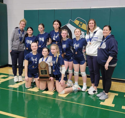 La Salle Trinity 8th grade takes 3rd in State Volleyball | 103.9 WLPO ...
