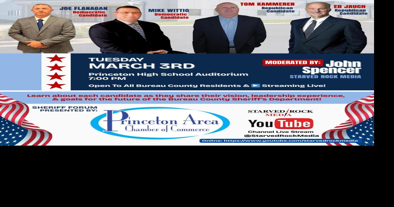 Hear From The Bureau County Sheriff Candidates Tonight In Princeton ...