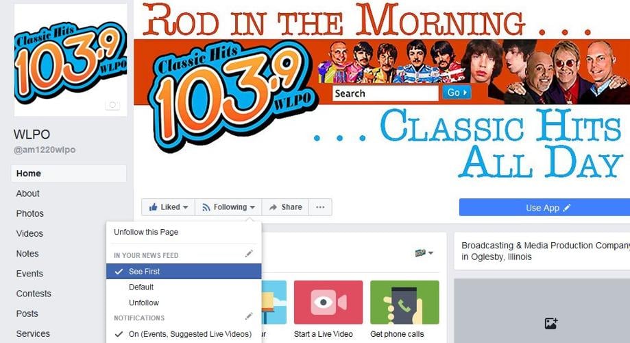 Keep Up With WLPO on Facebook! | 103.9 WLPO | starvedrock.media