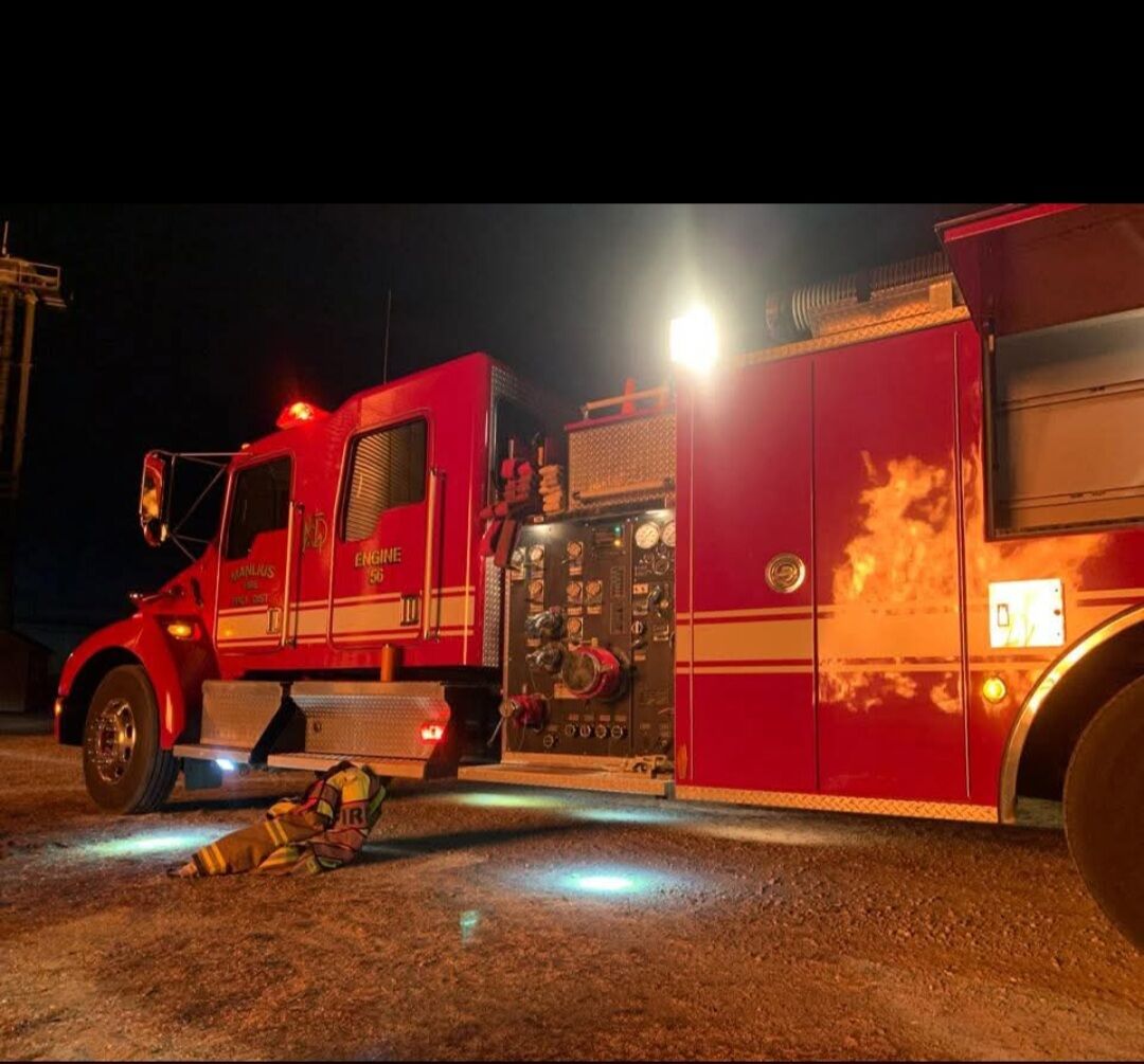 Seven departments respond to shed fire Thursday in rural Manlius | 103. ...