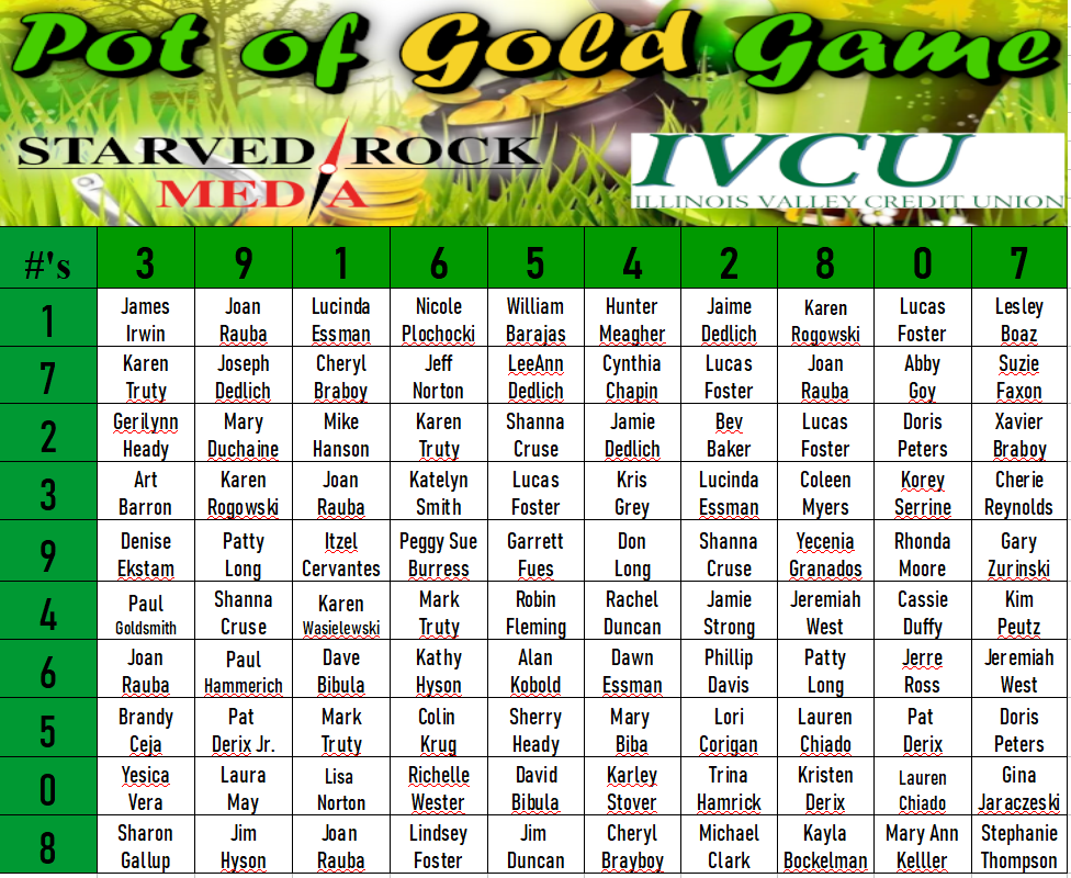 SRM-IVCU Pot of Gold Game 25 | 103.9 WLPO | starvedrock.media