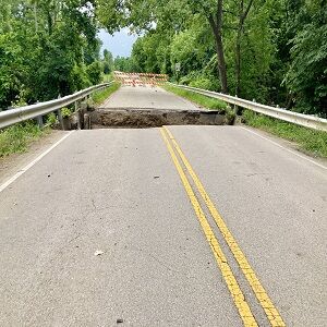 Man Falls At Site Of Washed Out Bridge | Classic Hits 103.9 WLPO ...
