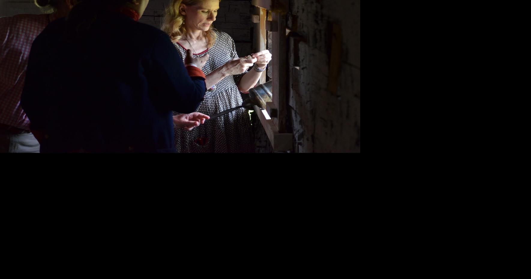 First Lady Kristin Cooper takes in history Fort Dobbs