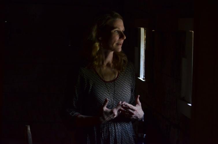 First Lady Kristin Cooper takes in history Fort Dobbs