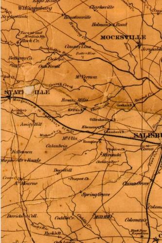 COLUMN: Antebellum map shows parts of Iredell