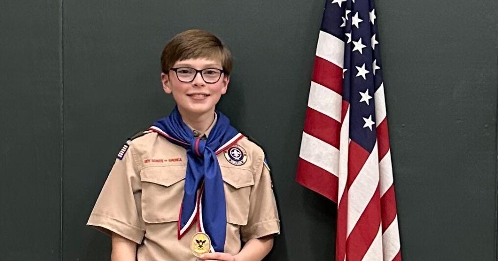 Statesville Scout recognized for achieving First Class Scout rank