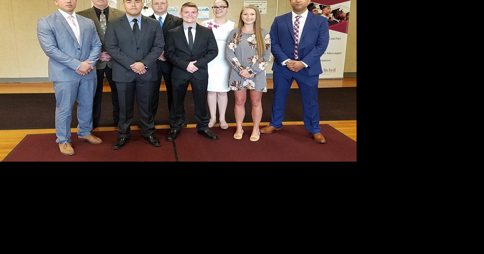Eight future cops earn certificates from Mitchell Community College